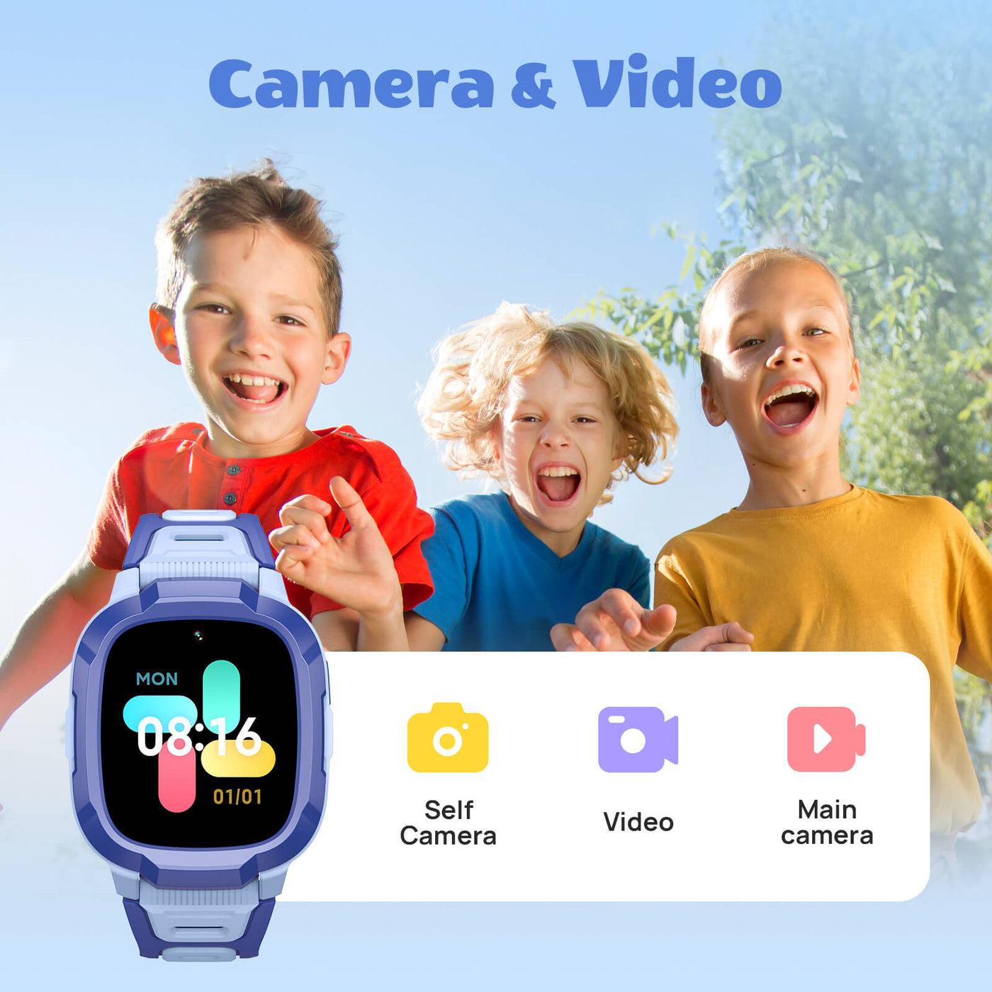 Mibro Kids Smartwatch P6 | GPS Tracker & All-Day Safety Protection