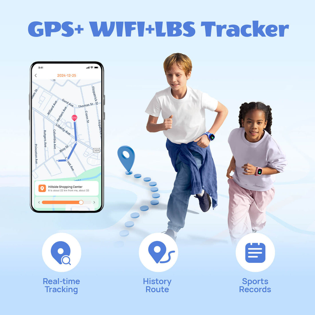 Mibro Kids Smartwatch P6 | GPS Tracker & All-Day Safety Protection