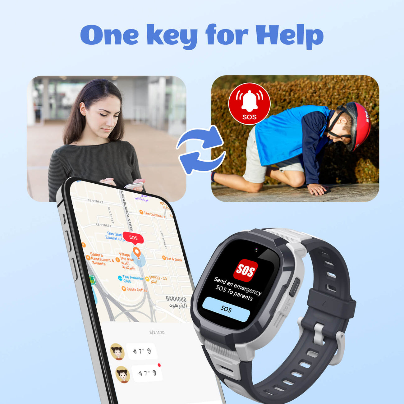 Mibro Kids Smartwatch P6 | GPS Tracker & All-Day Safety Protection