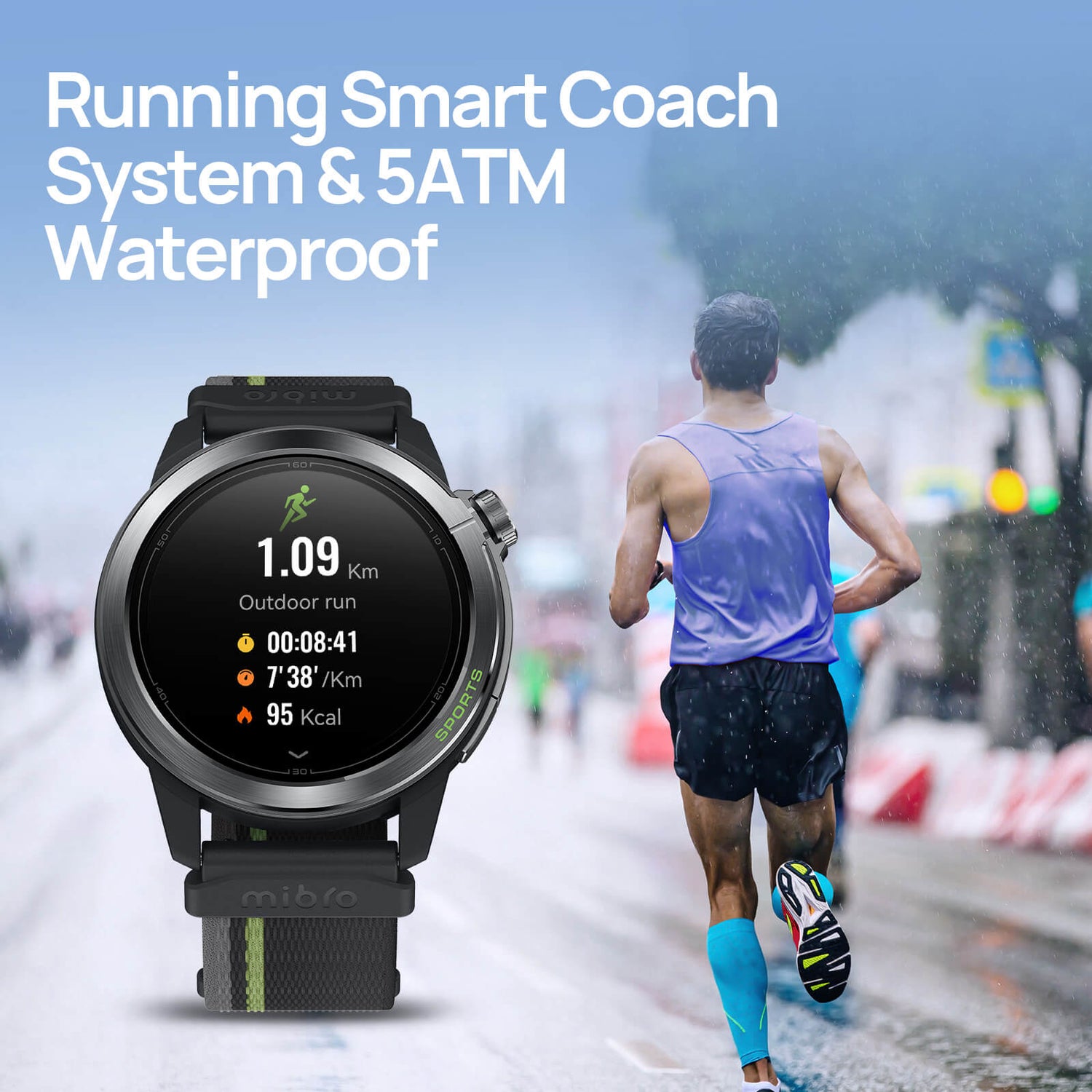 Mibro Smart Watch GS Active2 | GPS Running Smartwatch